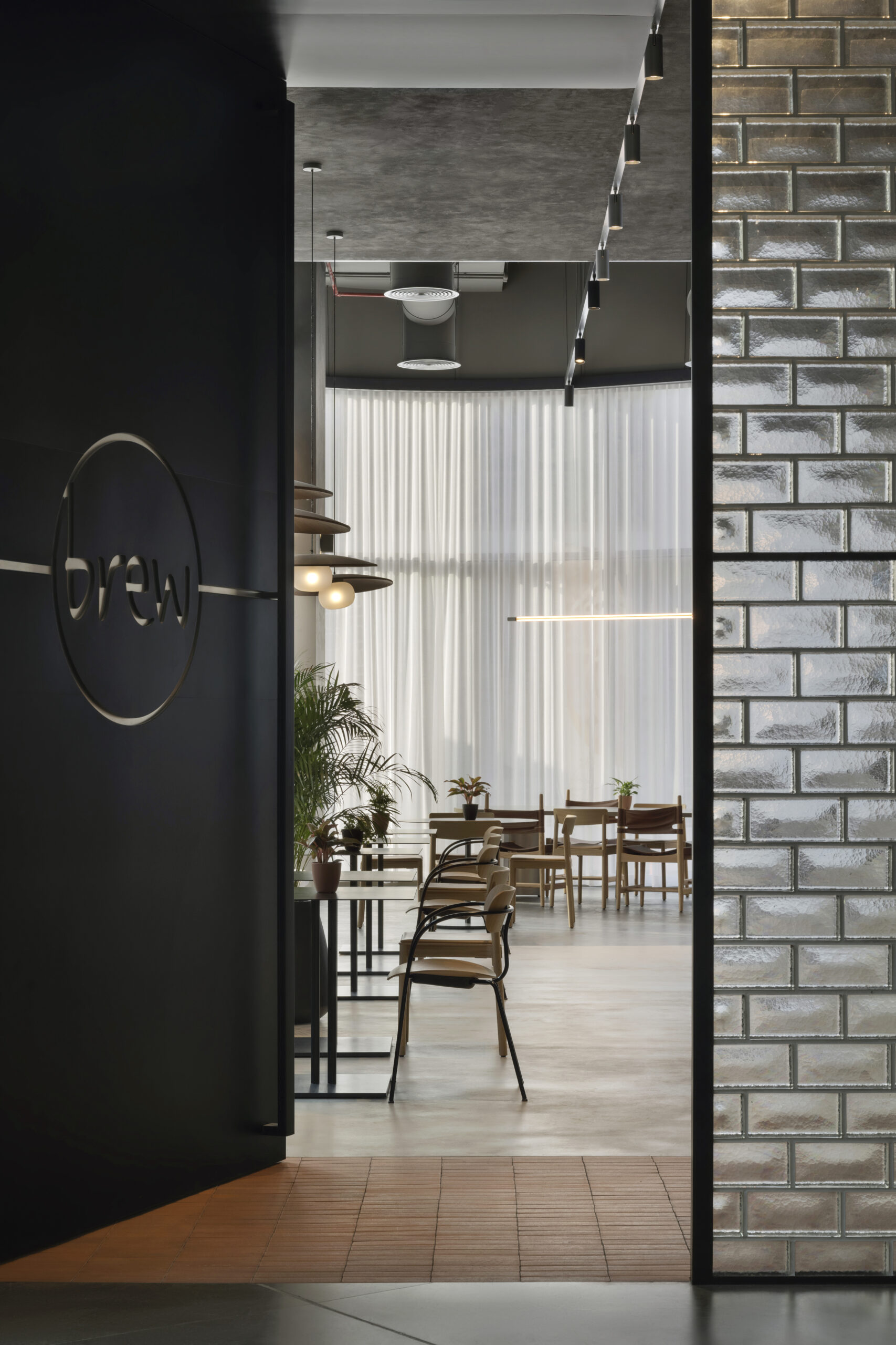 H2R Design blends coffee culture with function in Brew - identity