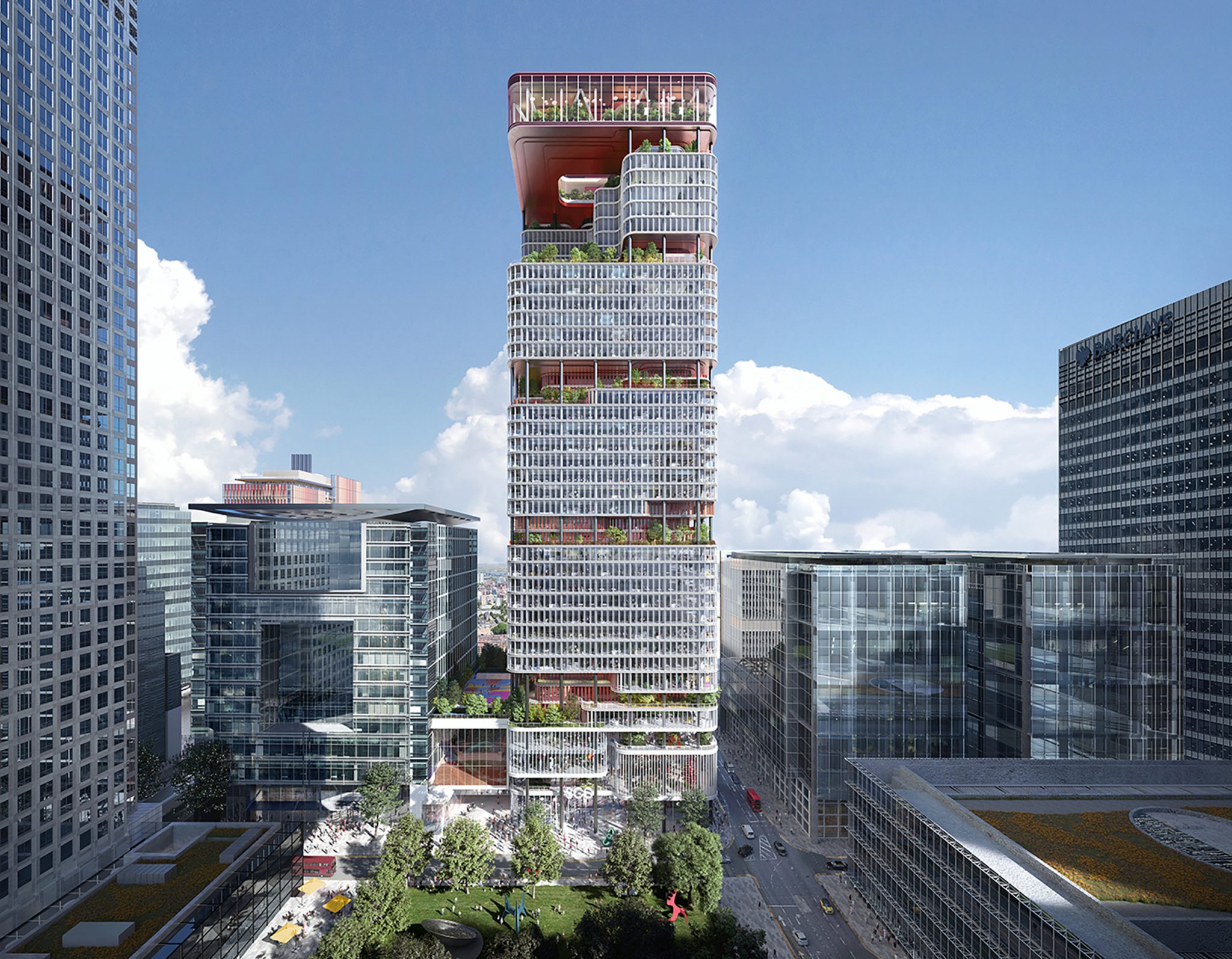 Transforming 8 Canada Square by KPF - identity