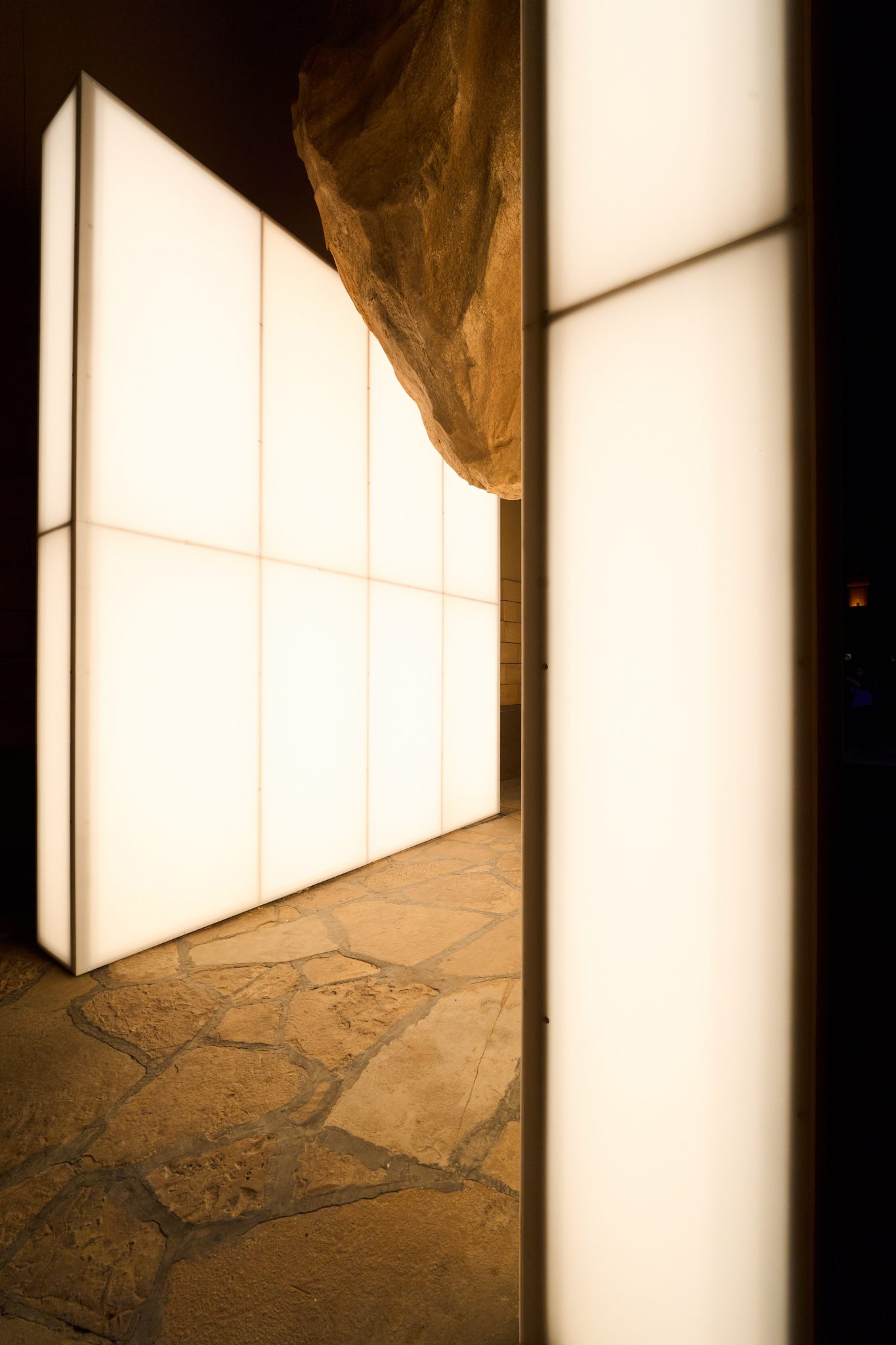 Nebras Aljoaib Unveils a Passage Between Light and Stone - identity